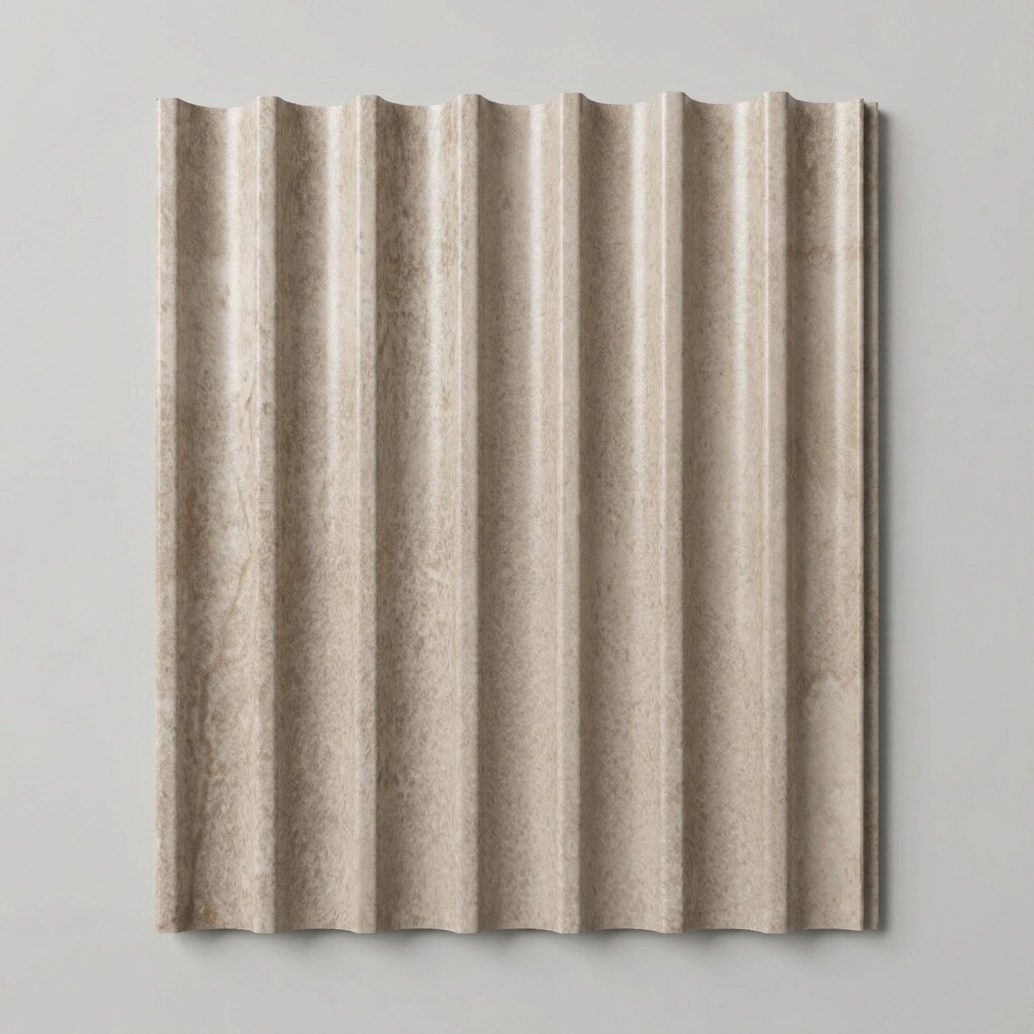 Concave Fluted Slat Wall Panel - Verona Stone Sample – Wood Panel Co